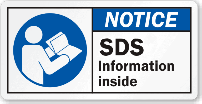 What goes on an SDS? - KHA Online-SDS Management